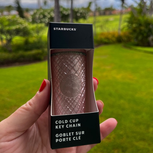 Starbucks | Accessories | New 223 Mini Starbucks Jeweled Pearl Pink ...